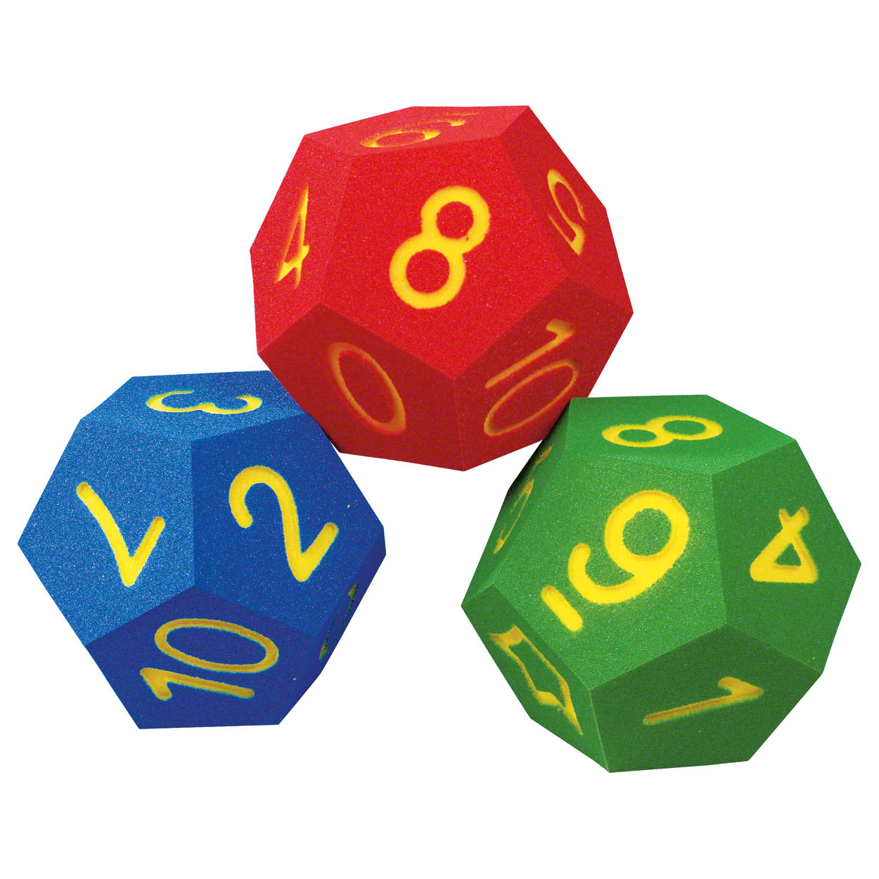 VOLLEY foam learning cube, with numbers, 12 faces buy online | Sport-Tec