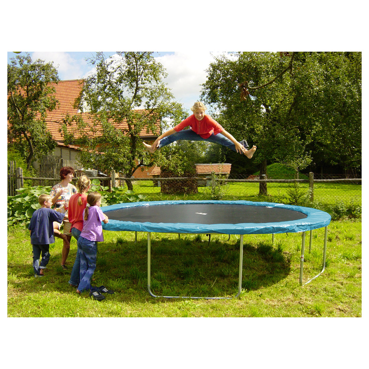 Garden trampoline fun 37, Ø 3.7 m buy online | Sport-Tec