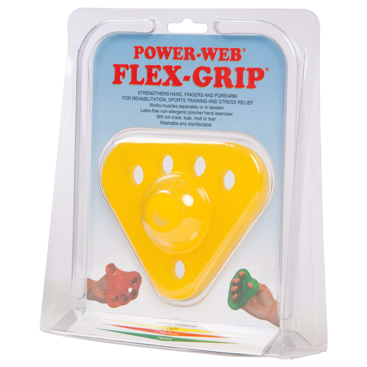 Power-Web-Flex Grip hand exerciser, lightweight, yellow buy online ...