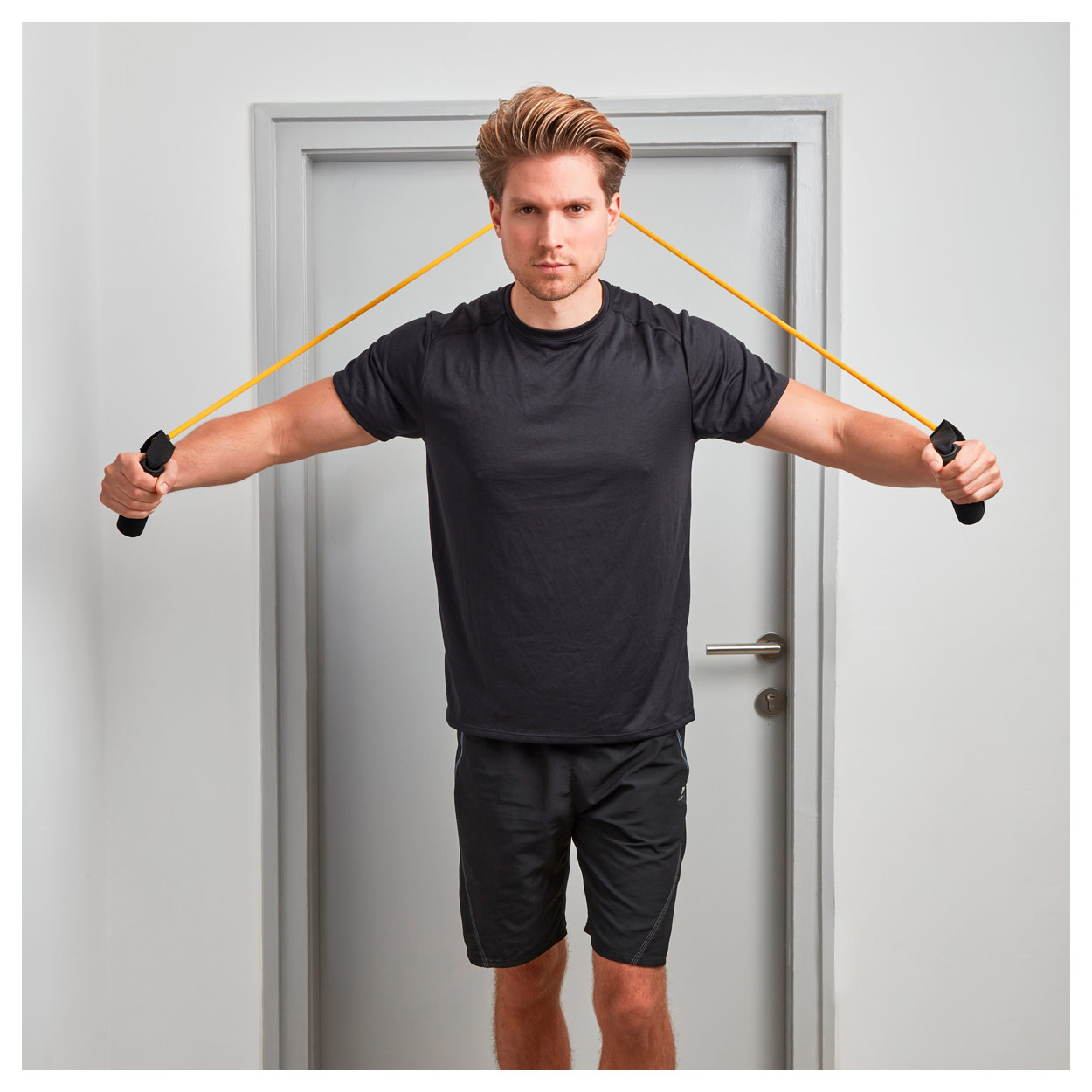 Shoulder Tube Pulley Set, lightweight, yellow buy online | Sport-Tec