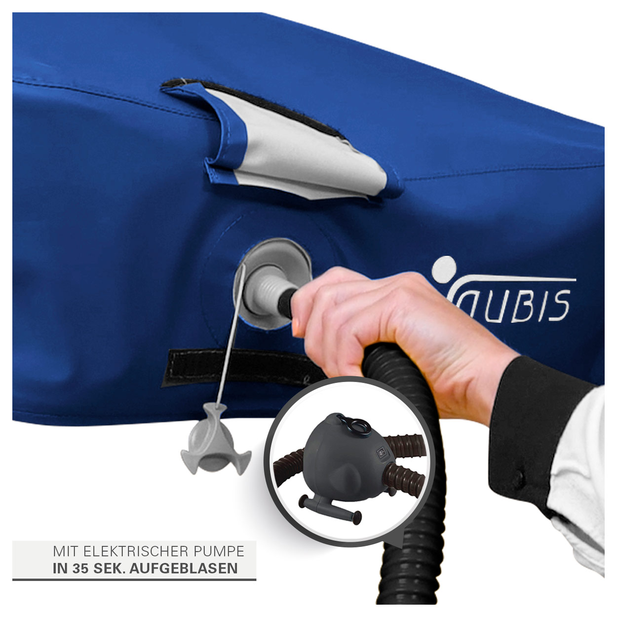 NUBIS inflatable massage mat sport, incl. Pump and backpack buy online ...