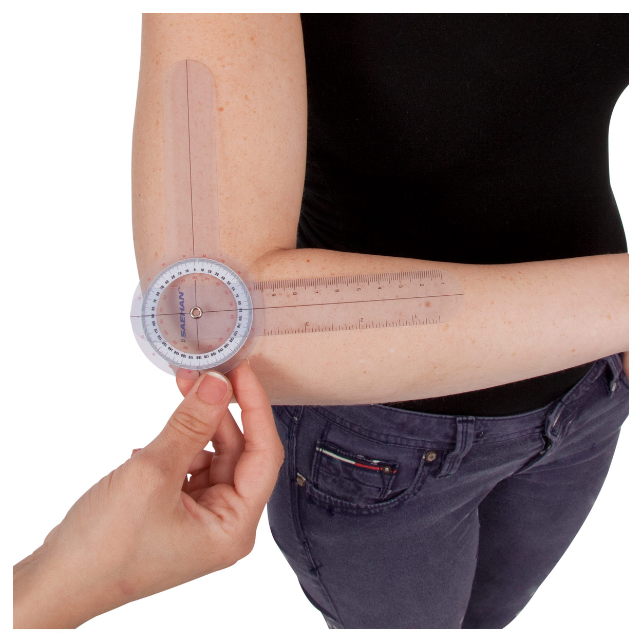Goniometer protractor, leg length 15 cm buy online | Sport-Tec