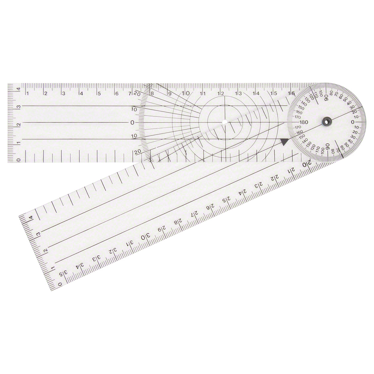 Protractor-Set, 2-parts buy online | Sport-Tec