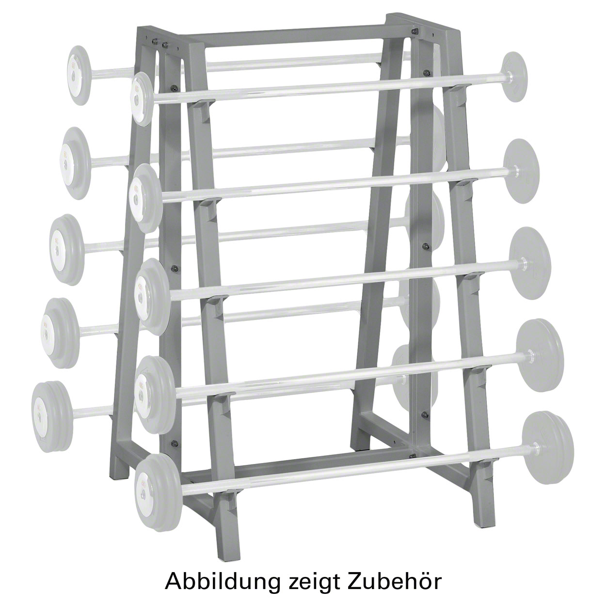 Barbell rack, 10 shelves - buy online | Sport-Tec