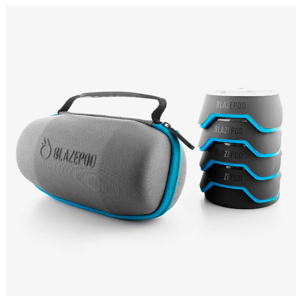 BlazePod Standard Kit Reflex and Reaction Training 4 Pods incl. Case ...