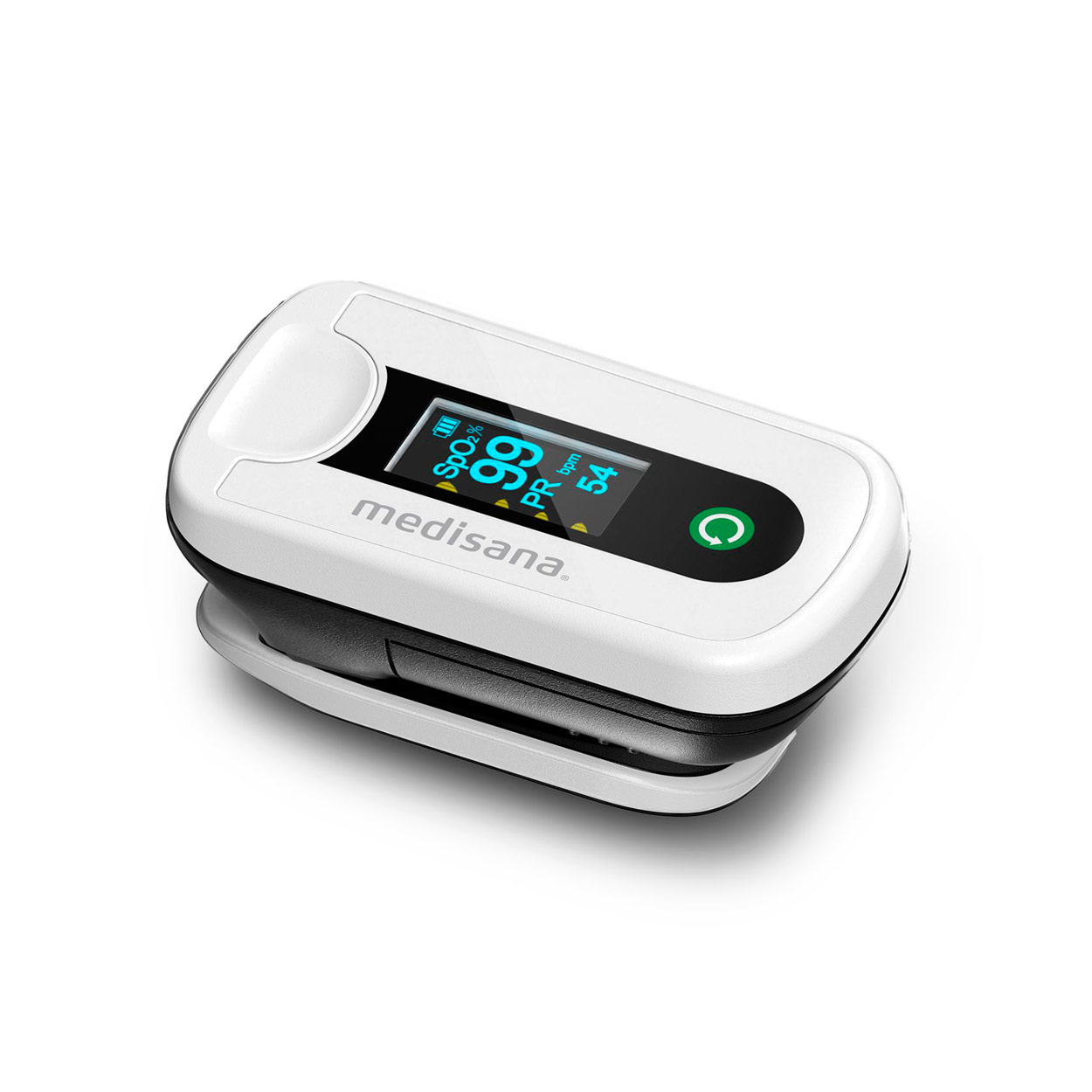 CardioCompact blood pressure monitor with travel alarm clock
