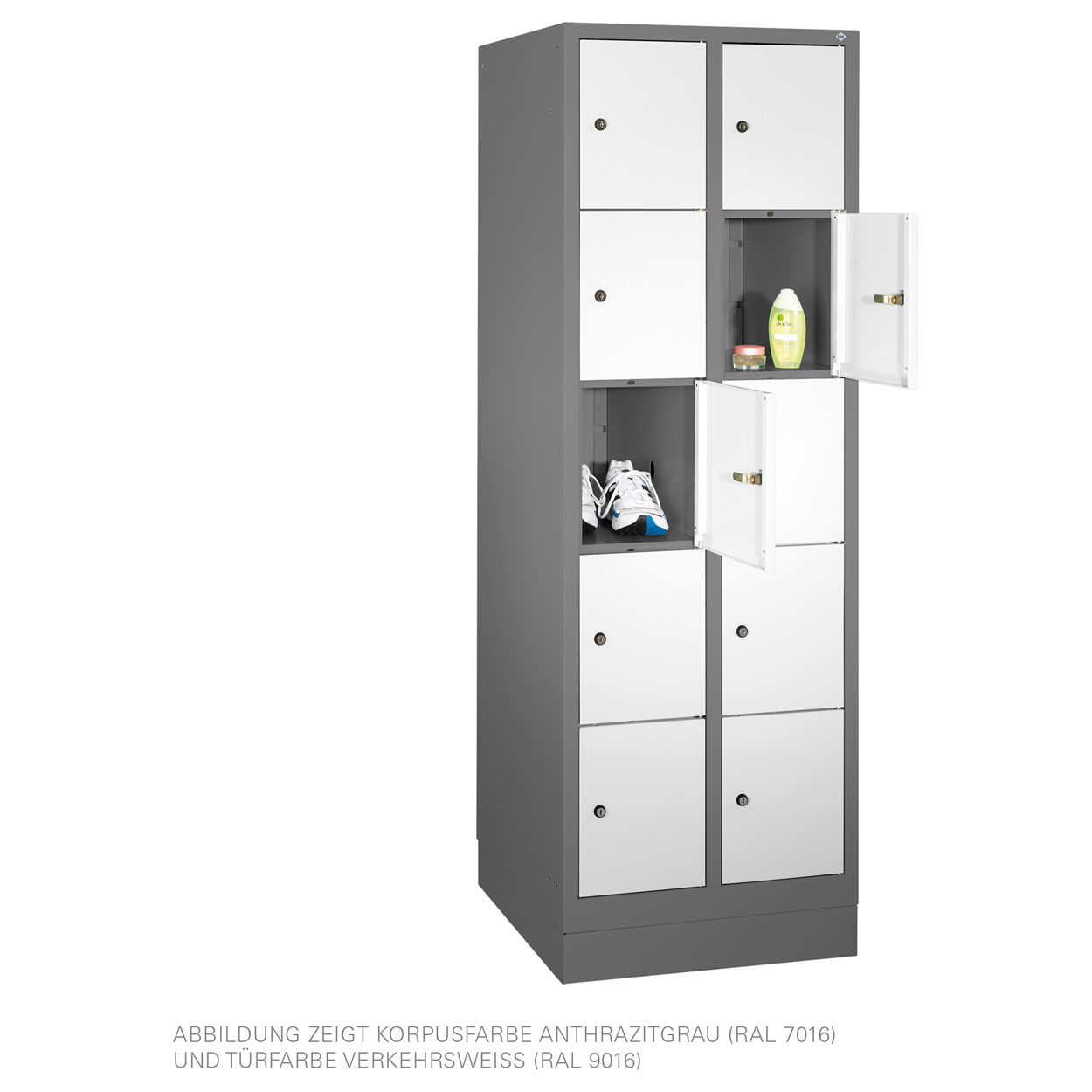 Compartment cabinets with 10 compartments, HxWxD 185x60x50 cm - buy ...