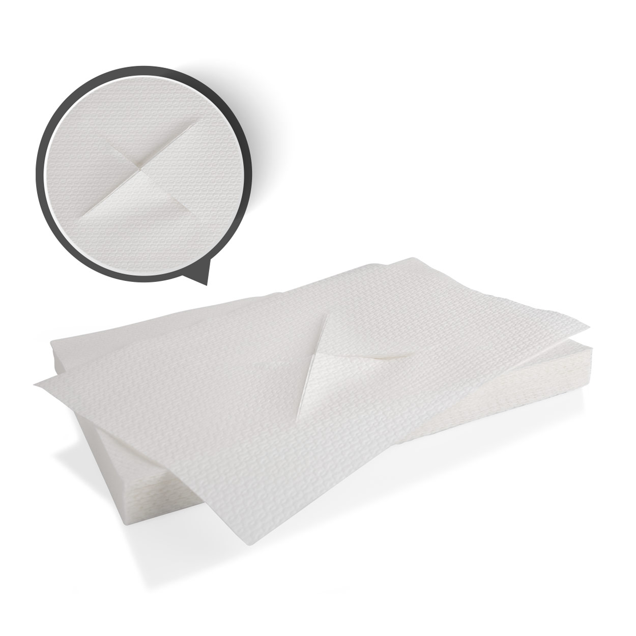 Disposable nose slit cloths, 30x21 cm, 100 pieces - buy online | Sport-Tec