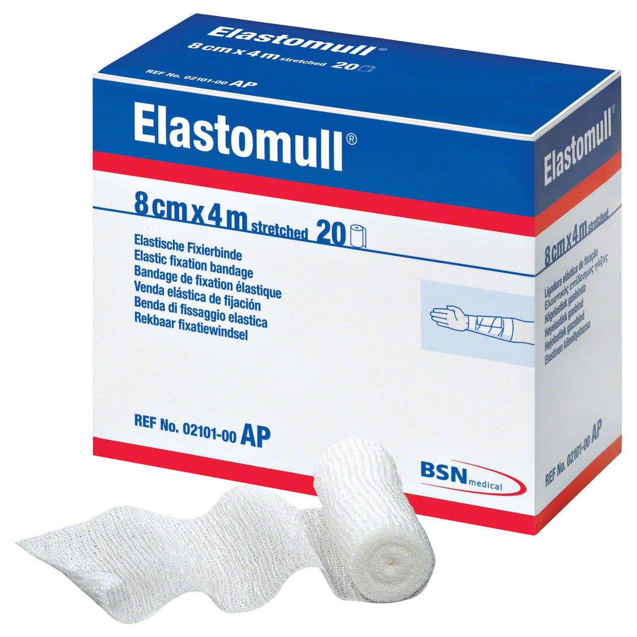 Elastomull in polypropylene, 4 m x 6 cm, 20 pieces - buy online | Sport-Tec