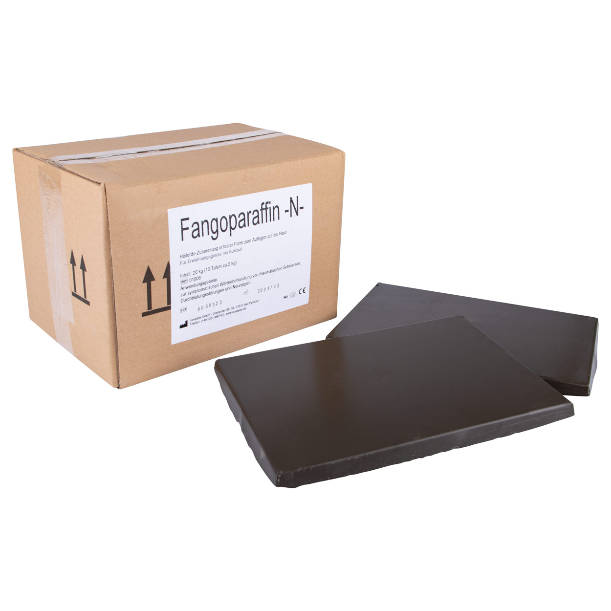 Fango paraffin -N- for stopper device, 20 kg (10 bars with 2 kg each ...