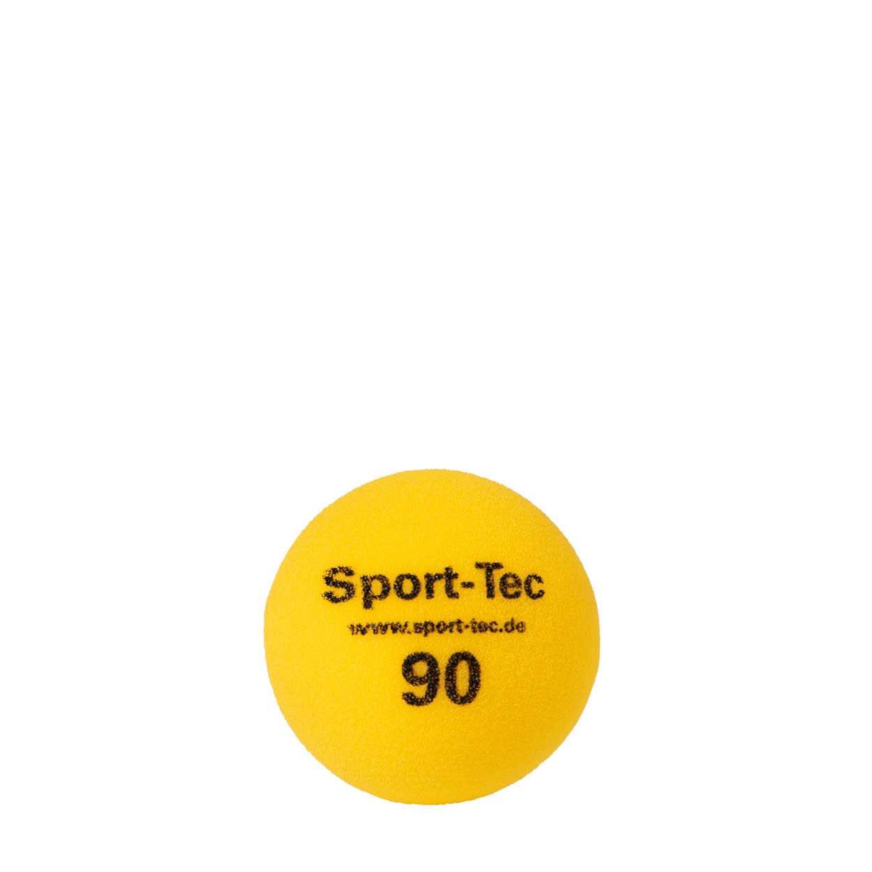 Foam ball uncoated, Ø 9 cm, yellow - buy online | Sport-Tec