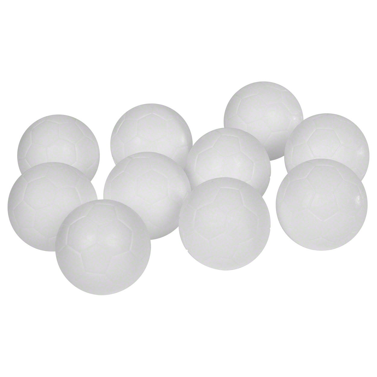 Football kicker match ball, set of 10, white, hard - buy online | Sport-Tec