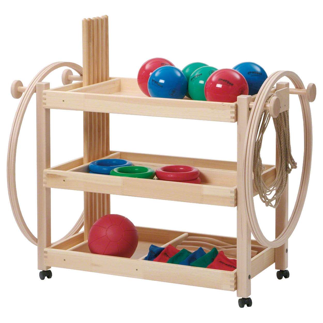 Gymnastics equipment trolley standard set, 44-piece - buy online ...