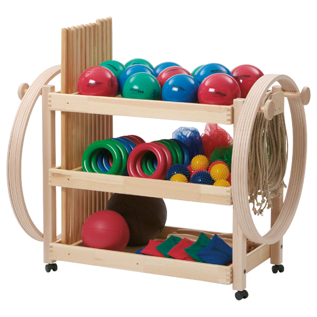 Gymnastics equipment trolleys Standard set, 107 pieces - buy online ...