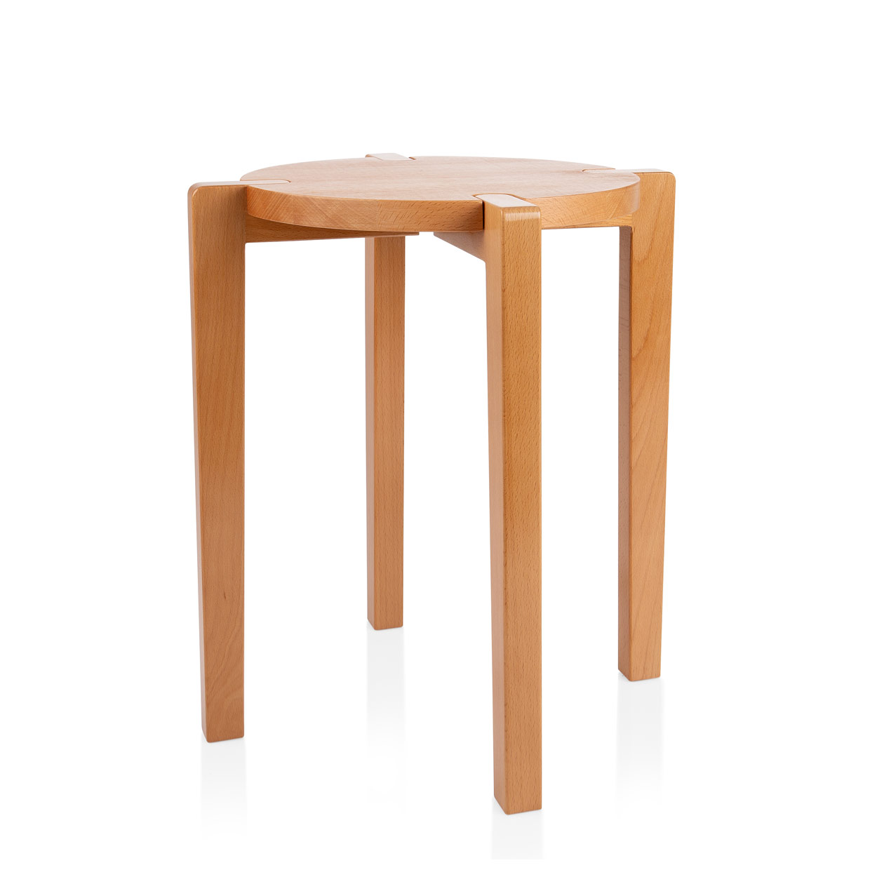 Gymnastics wooden stool, Ø 32 cm