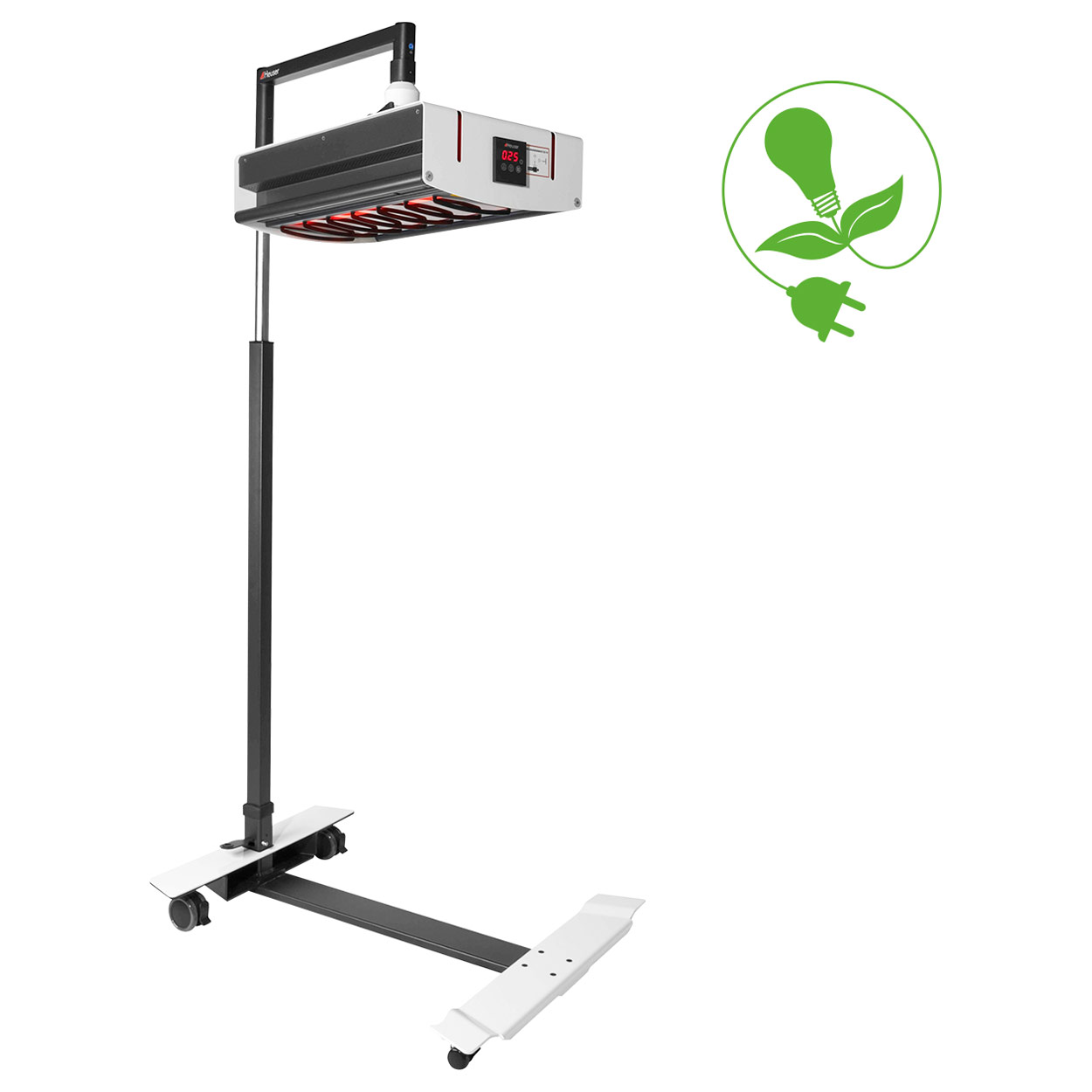 Halogen infrared heater IRS 2, tripod model - buy online | Sport-Tec