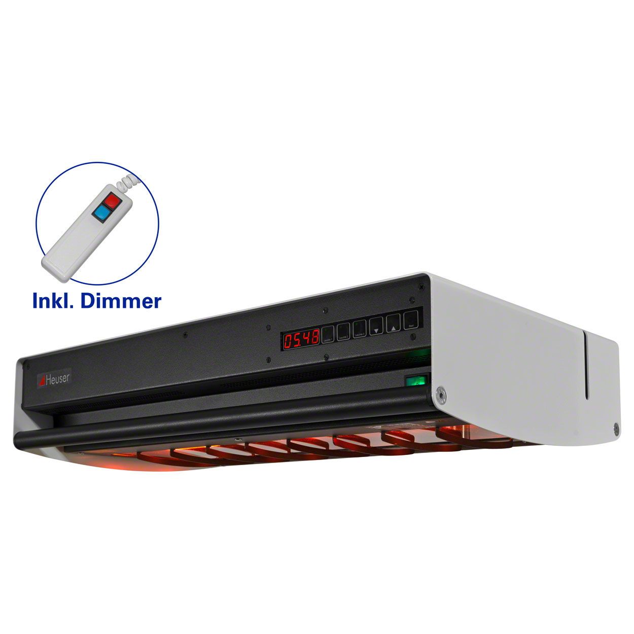 Halogen infrared heater IRS 3 incl. Dimmer, wall model - buy online ...