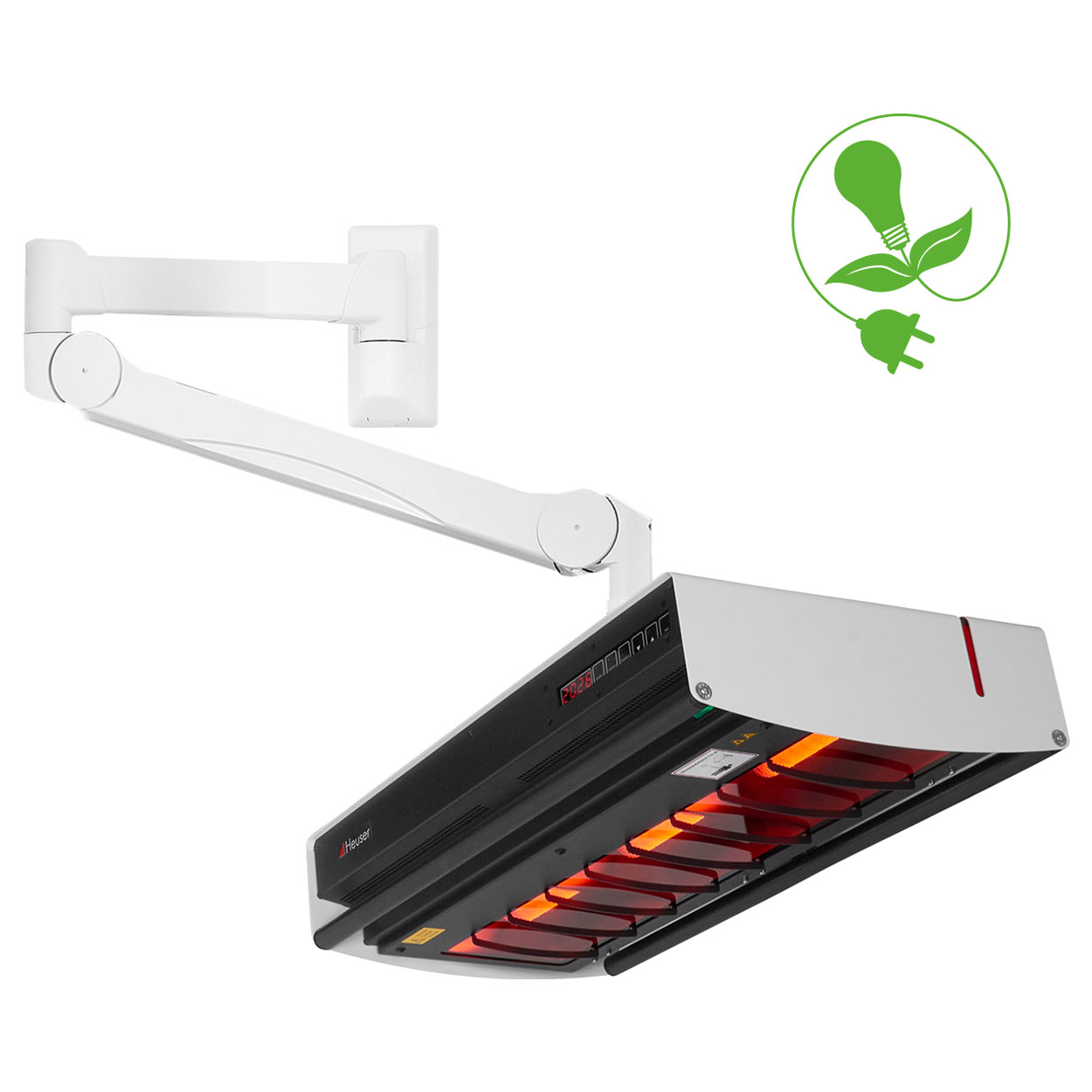 Halogen infrared heater IRS 3, wall model