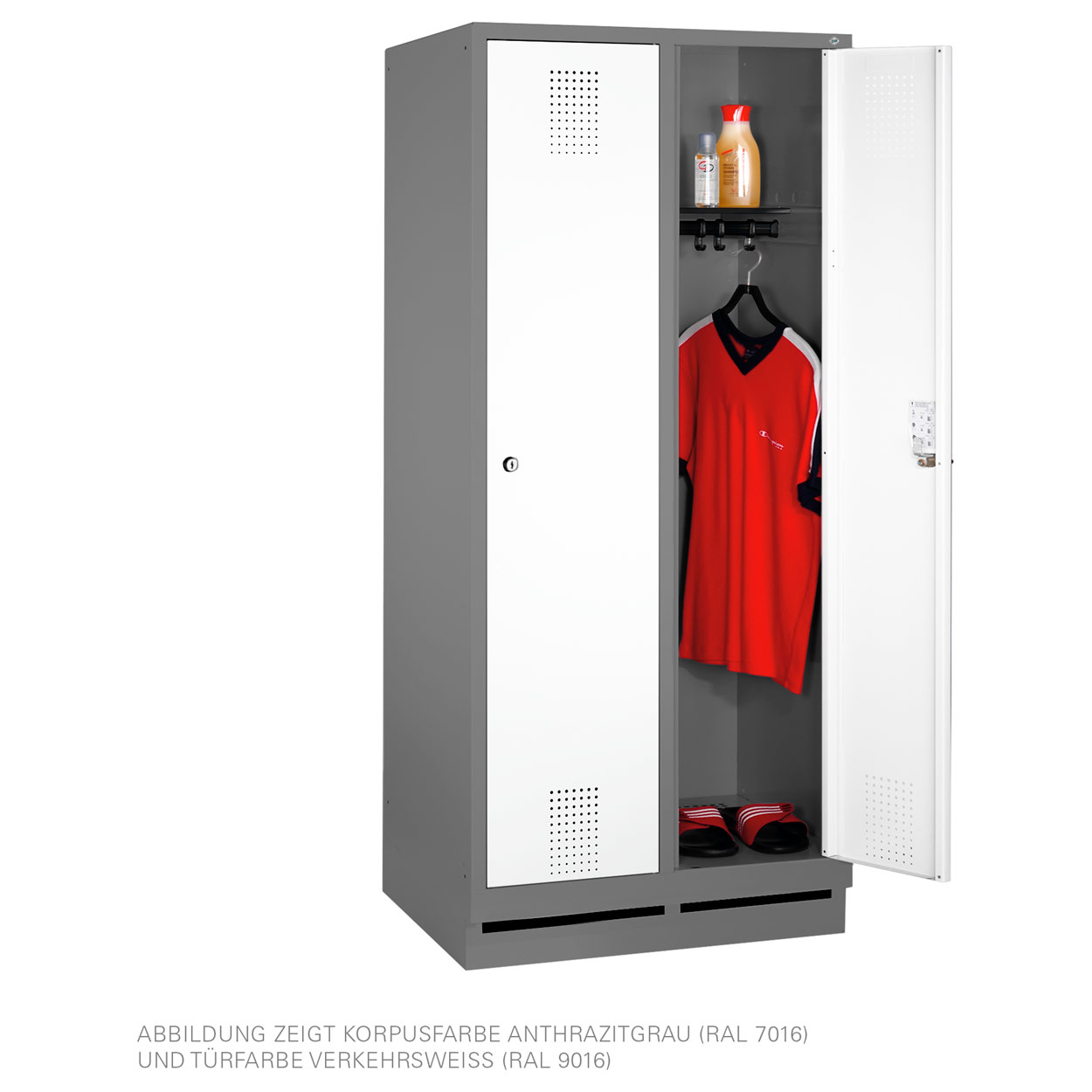 Locker with 2 compartments à 30 cm buy online | Sport-Tec