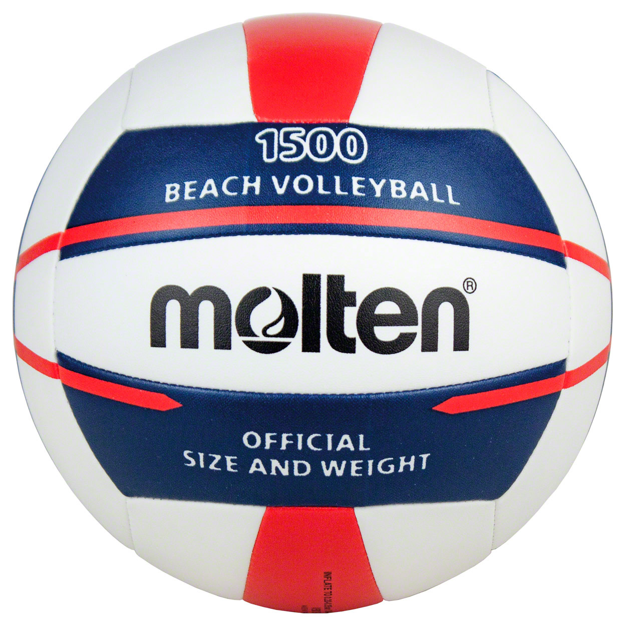Molten Beach Volleyball Replica Leisure Ball V5B1500-WN, Size 5