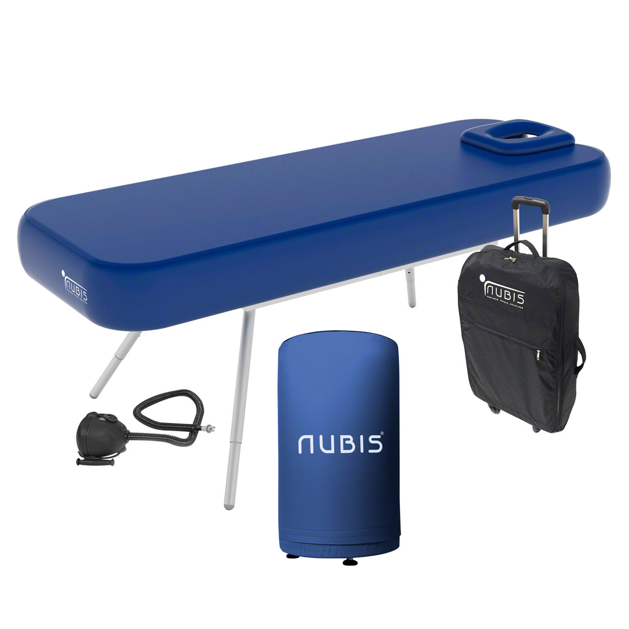 NUBIS Inflatable massage table Pro, incl. stool 35x50 cm buy online ...