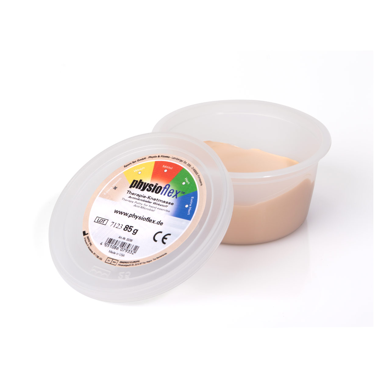 Physioflex Therapy plasticine super soft, 85 g, beige