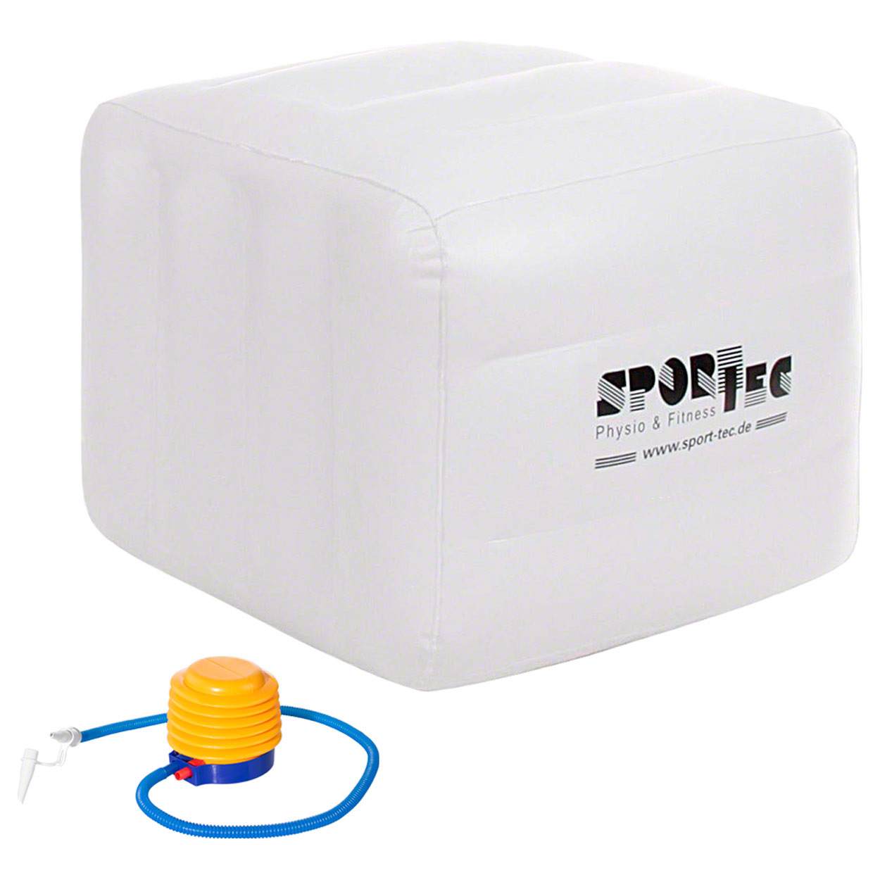 Positioning cushion, inflatable, LxWxH 40x45x50 cm, white, incl. foot ...