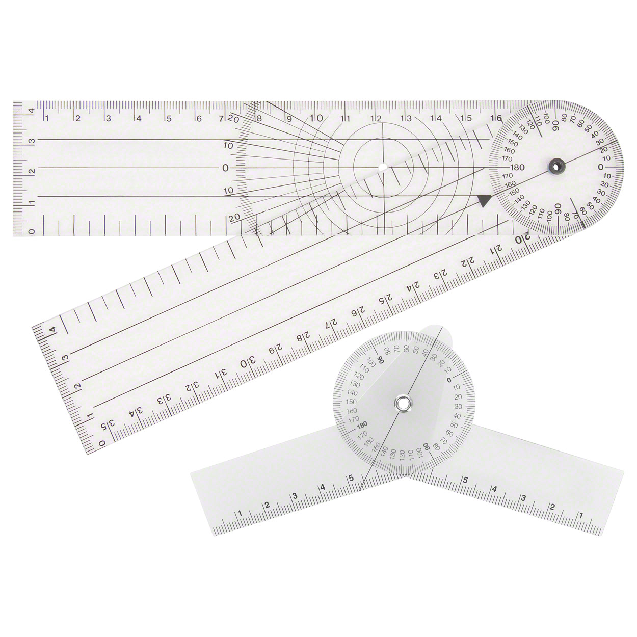 Protractor-Set, 2-parts - buy online | Sport-Tec