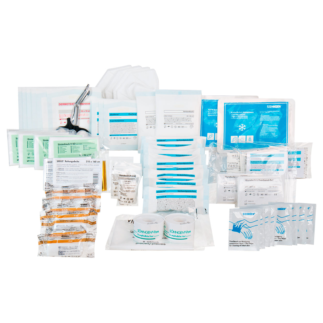 Refill-set for first aid boxes according to DIN 13169 - buy online ...