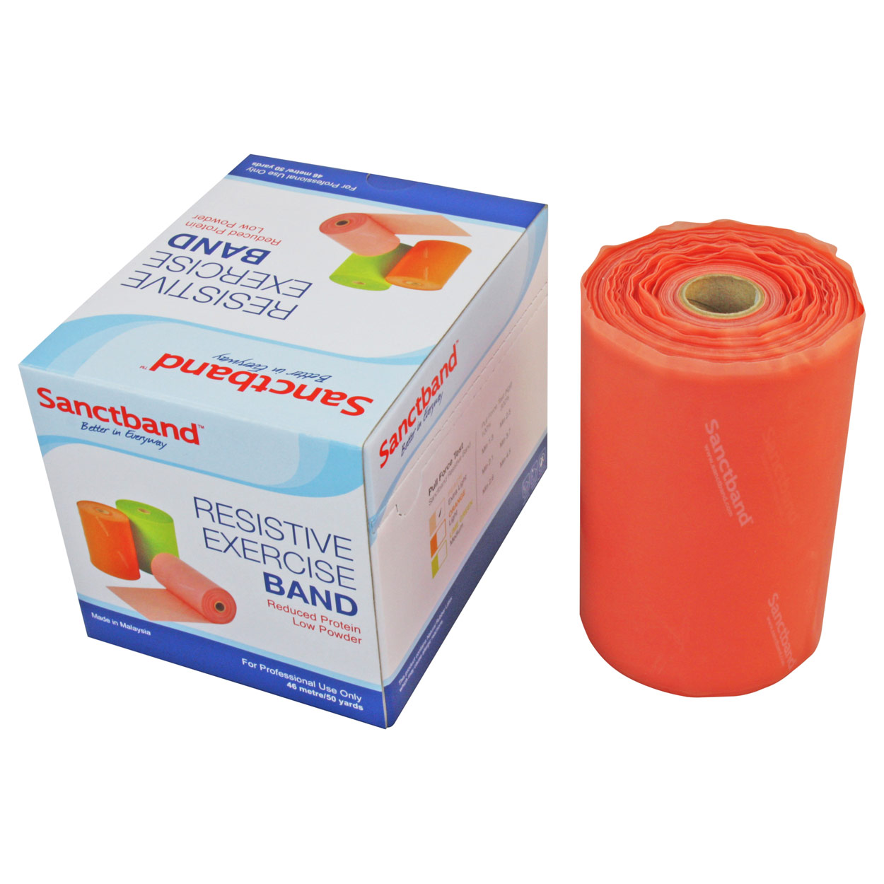 Sanctband resistance ribbon, 46 m x 15 cm, extra light, peach - buy ...