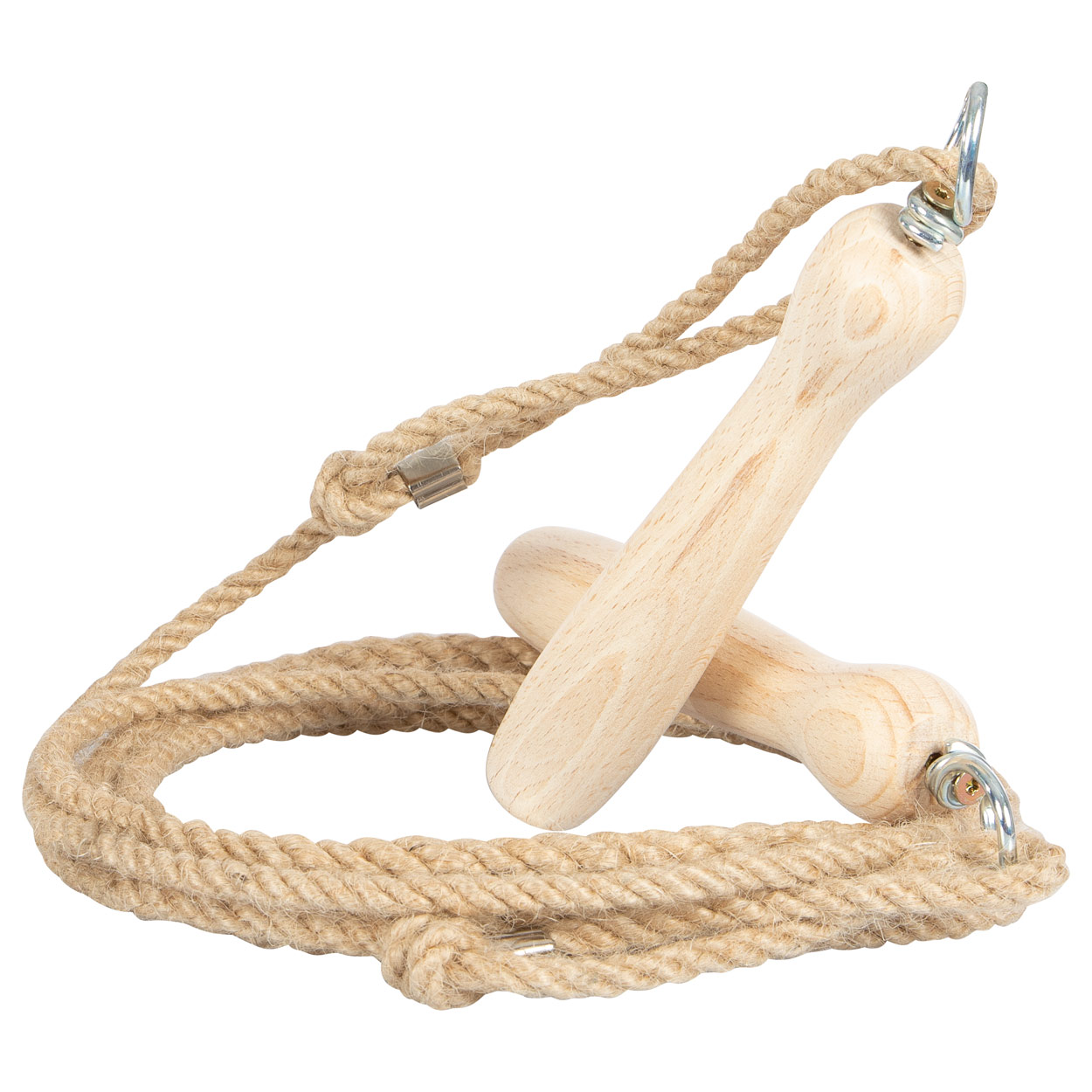 Skipping rope made of hemp with wooden handle 280 cm - buy online ...