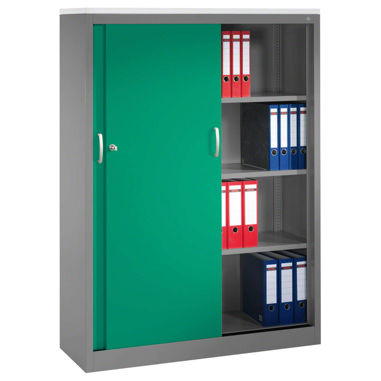 Slide door cupboard, HxWxD 160x120x50 cm - buy online | Sport-Tec