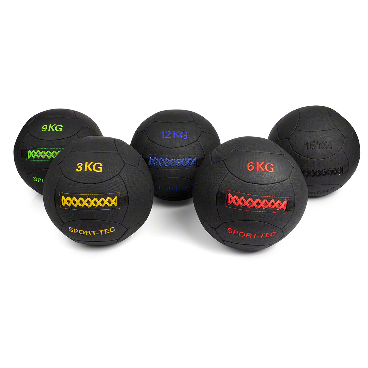 Sport-Tec Wall-Ball-Set Robusta, 3-15 kg, 5 pcs. - buy online | Sport-Tec