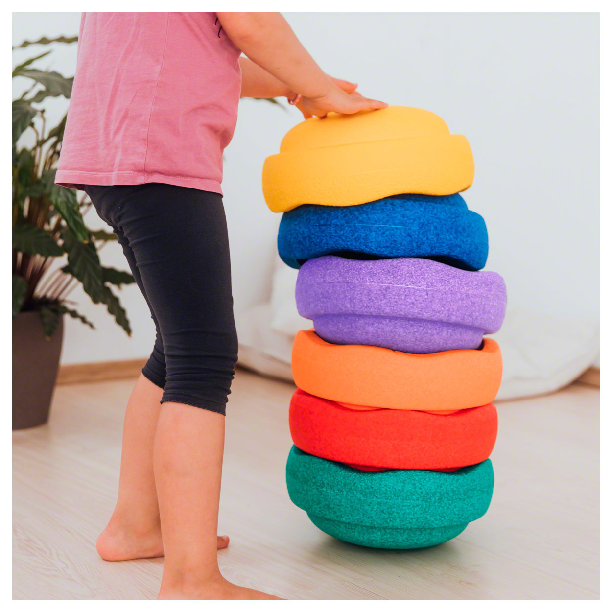 Stapelstein RAINBOW Set classic, 6 stacking stones - buy online | Sport-Tec