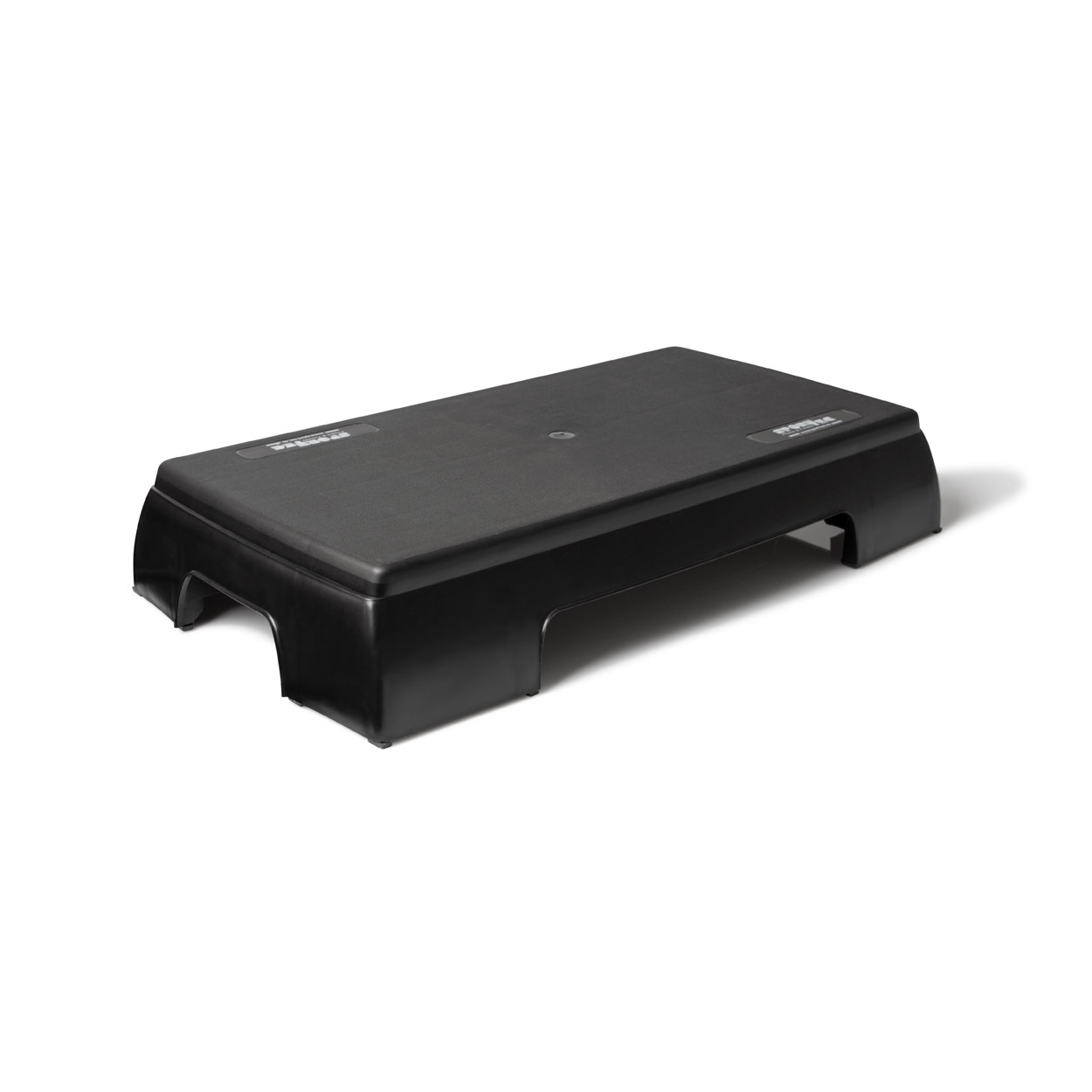 Step bench in one piece, black