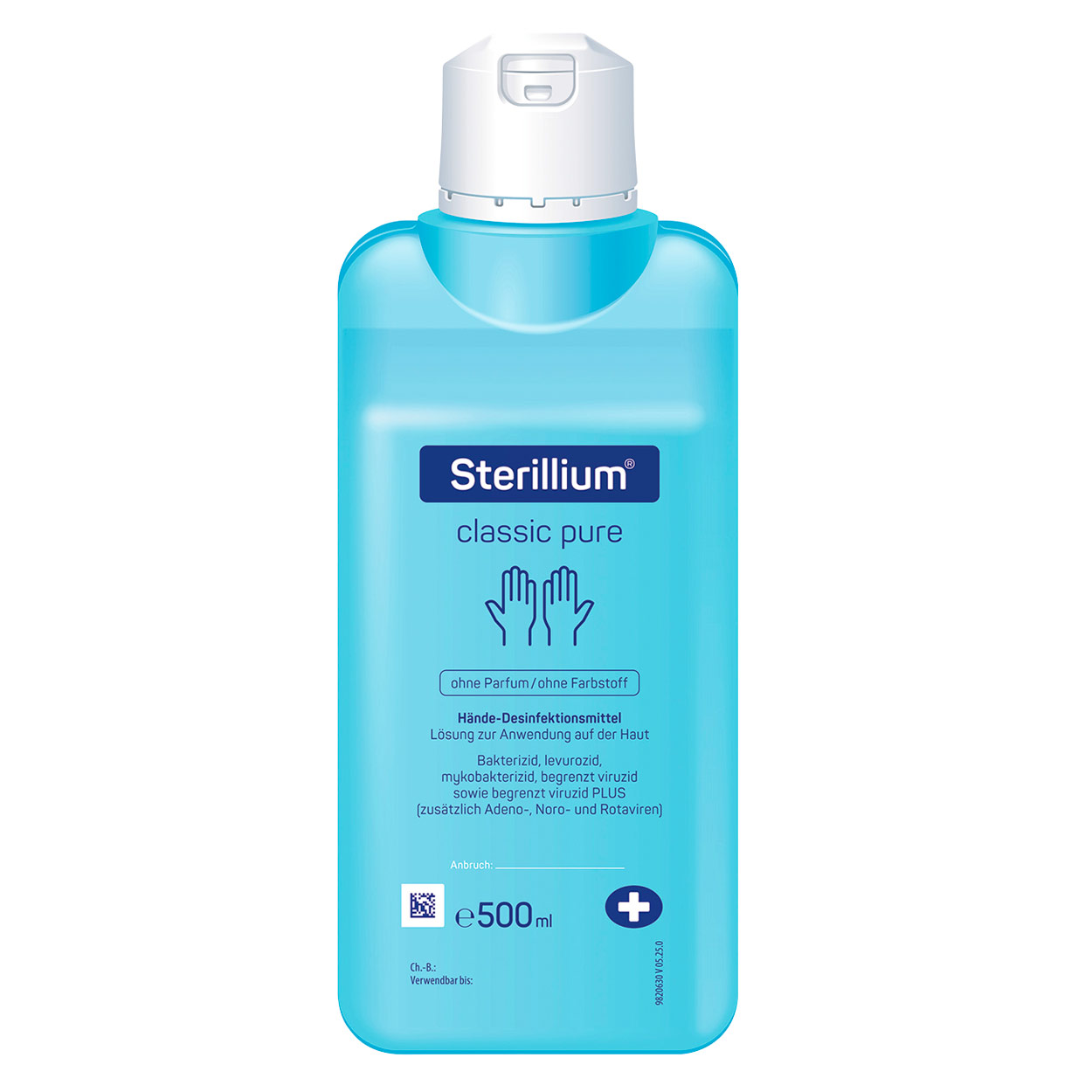 Sterillium Classic Pure, hand disinfectant, 500 ml - buy online | Sport-Tec
