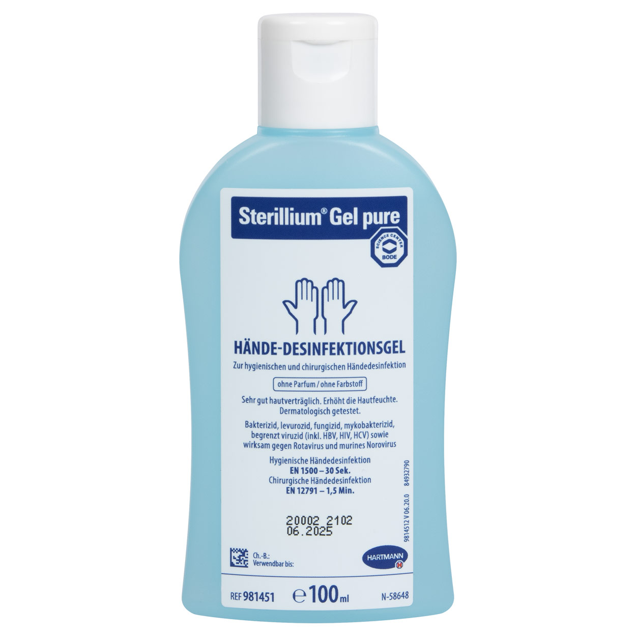 Sterillium Gel hand disinfectant Pure, 100 ml - buy online | Sport-Tec