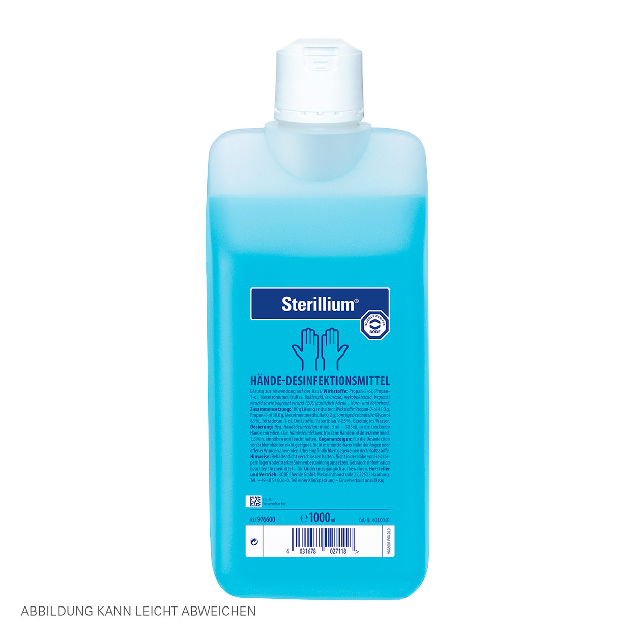 Sterillium hand disinfectant, 1 l buy online | Sport-Tec