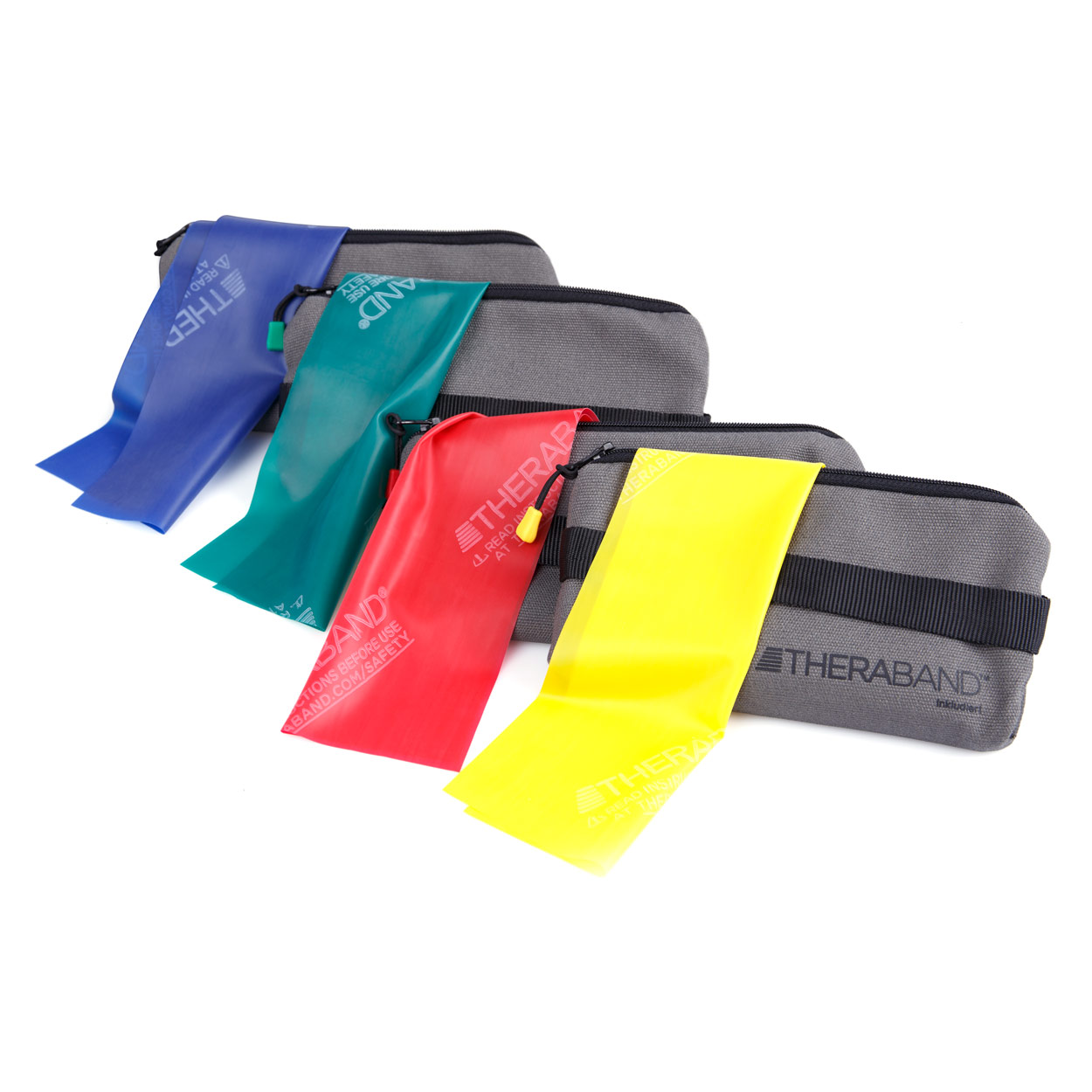 Thera-bands set of 4 incl. bags, 4 thicknesses - buy online | Sport-Tec