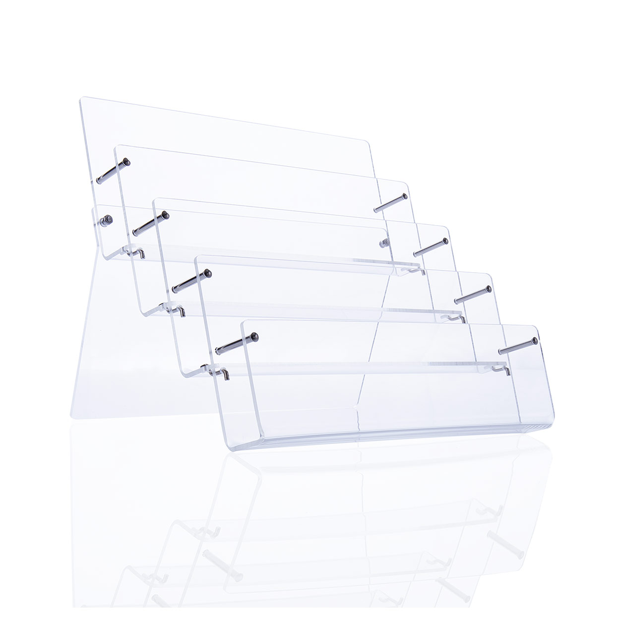 Voucher stand 4-fold made of acrylic glass - buy online | Sport-Tec