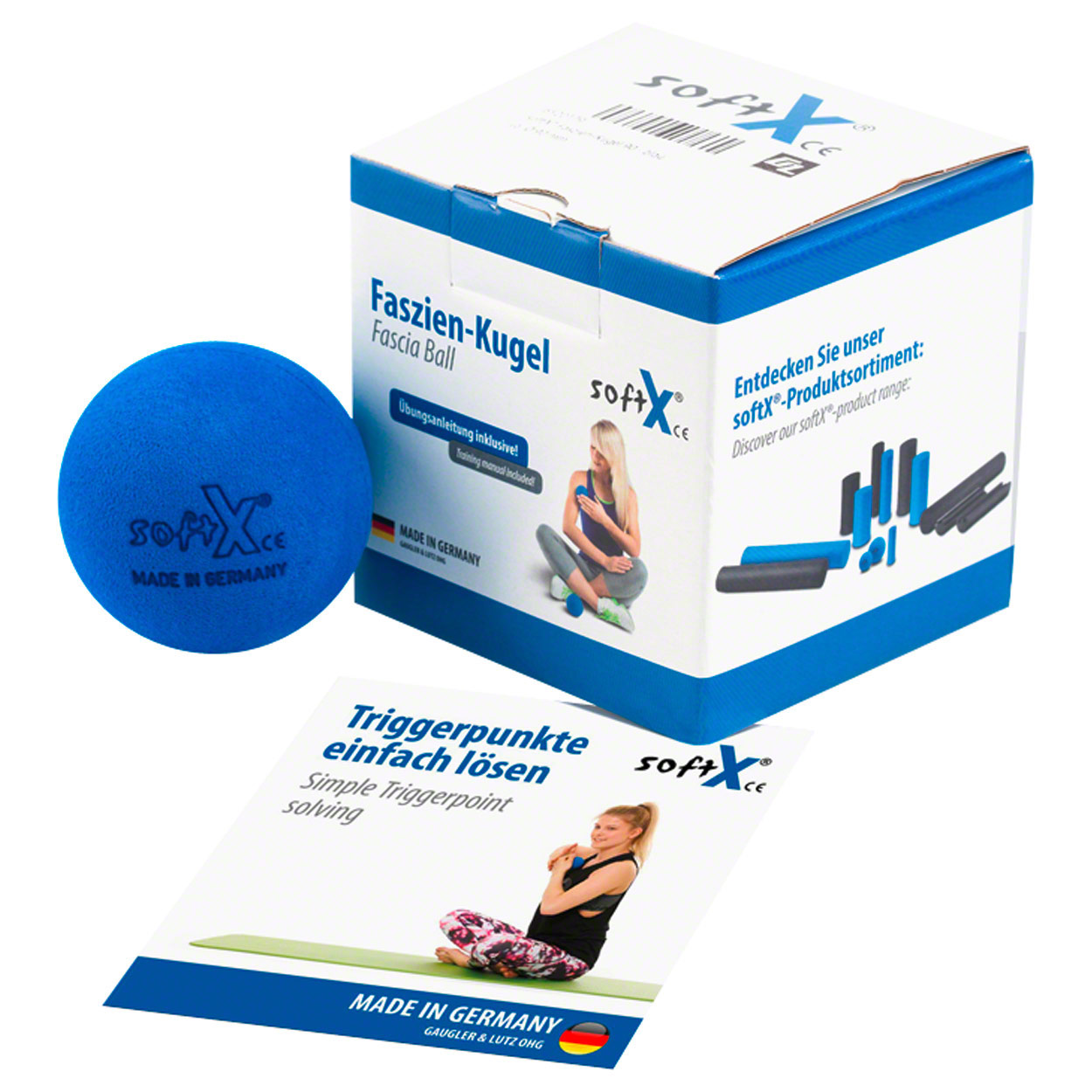 softX® fascia-ball 65, Ø 6.5 cm, blue - buy online | Sport-Tec