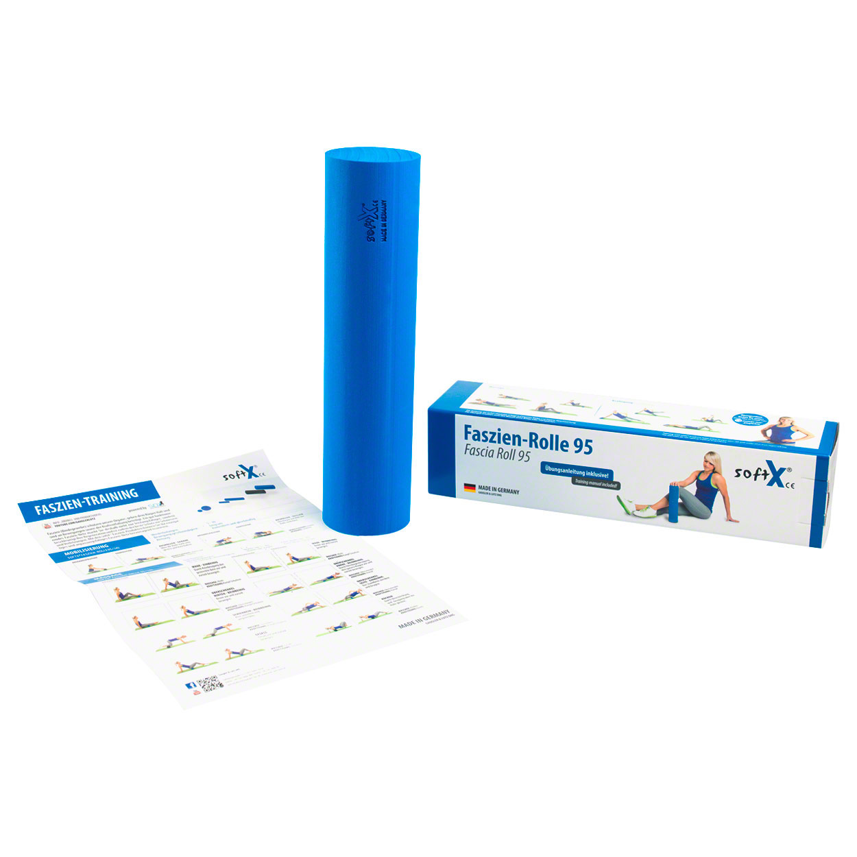 softX® fascia roll 95, Ø 9.5 cm x 40 cm, blue - buy online | Sport-Tec