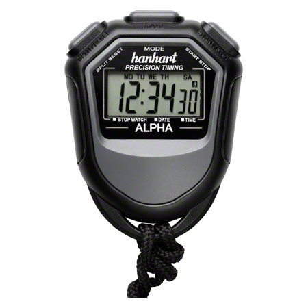 Hanhart Stop watch Alpha incl. battery buy online | Sport-Tec