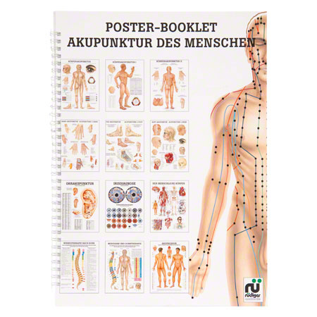 Mini poster booklet - Acupuncture of humans - , LxW 34x24 cm, 12 ...
