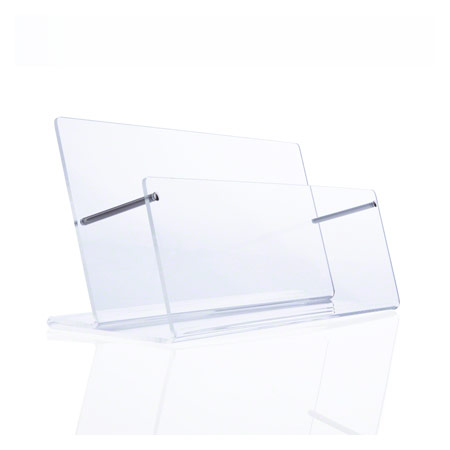 Voucher stand made of acrylic glass buy online | Sport-Tec